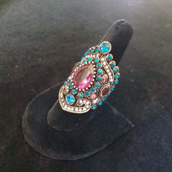 Jewelry | Vintage Style Jewel Ring Size 891 | Poshmark